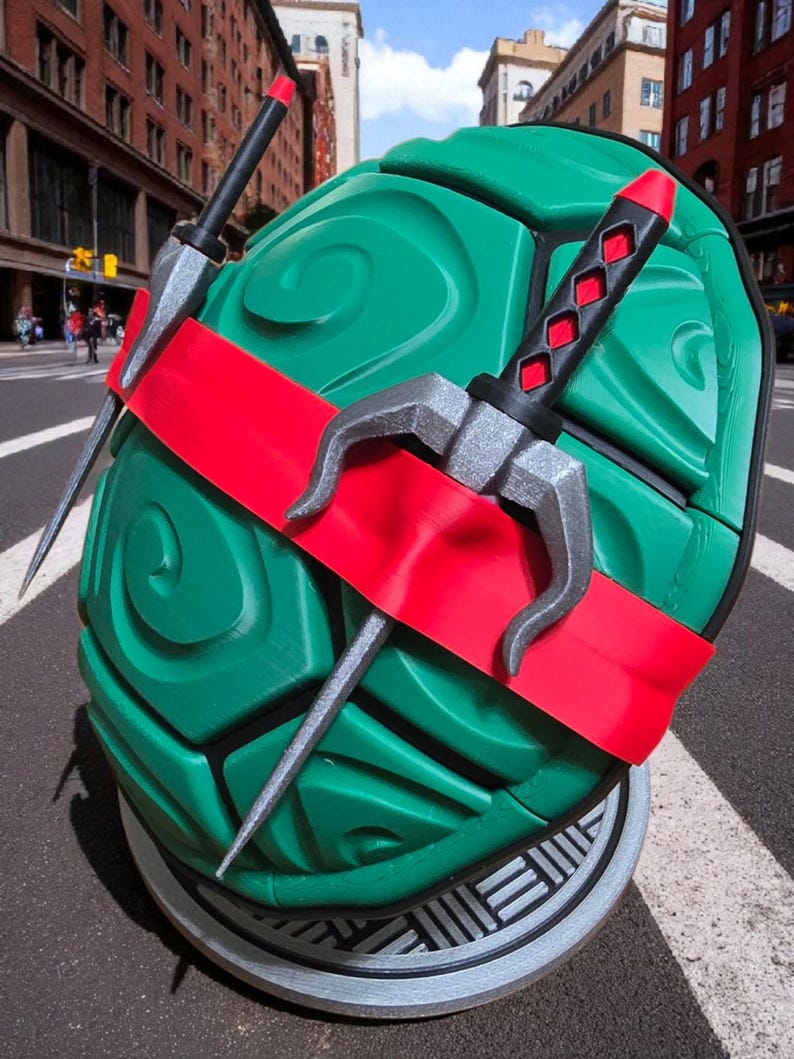 3D Printed Turtle Shell Collectible – Fan Art Inspired Desk Display - Etsy