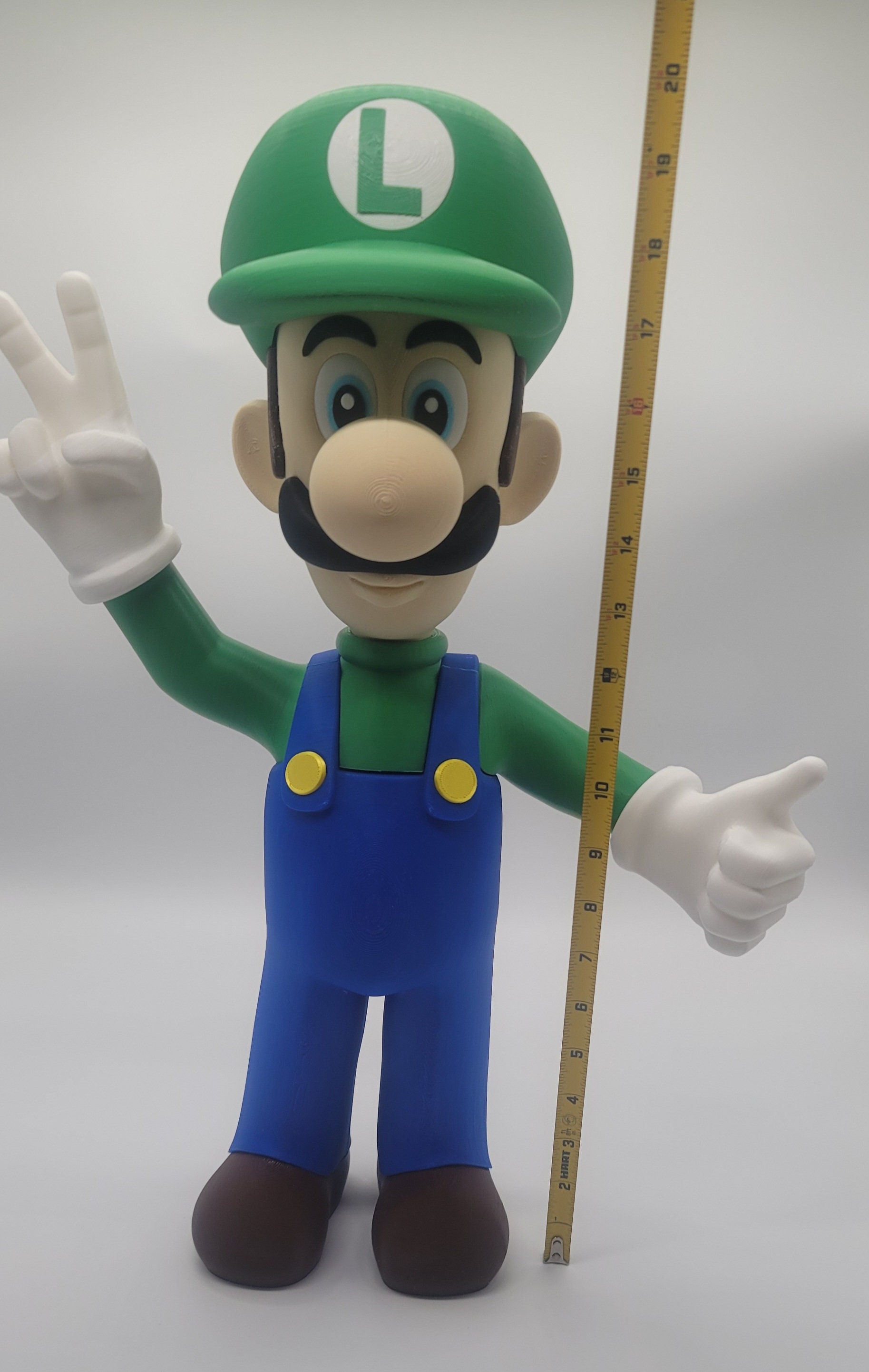 20" 3 D Printed Luigi - Etsy