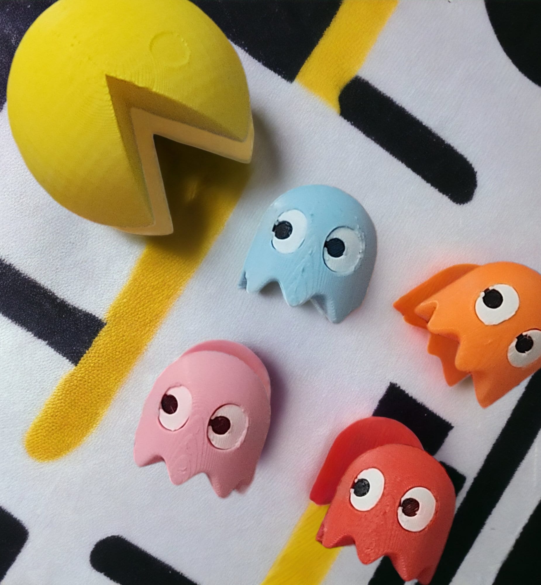 Pac-man Magnets - Etsy