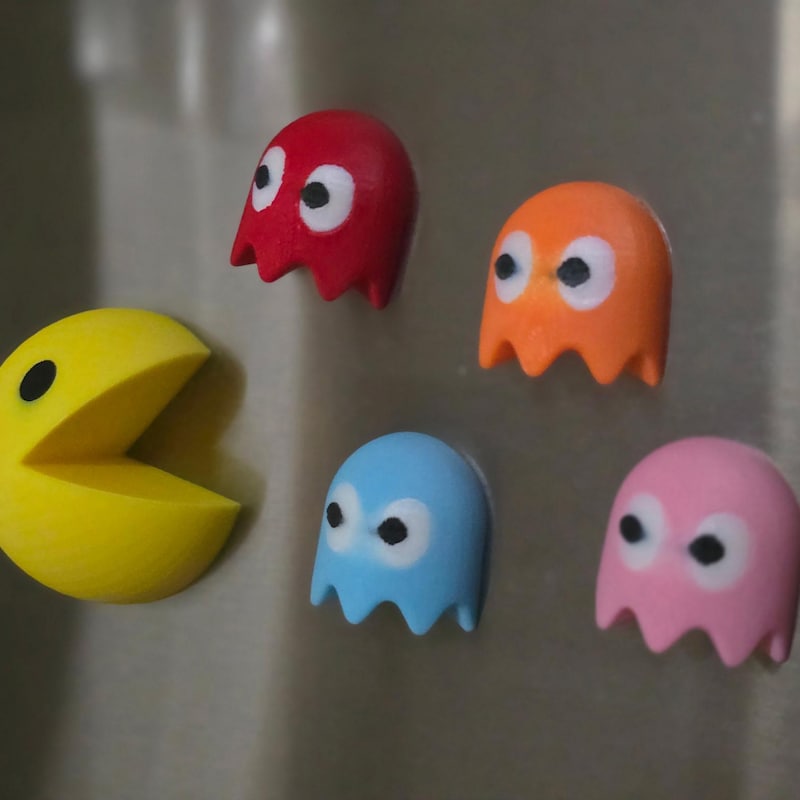Pac Man Ghost Charms - Etsy