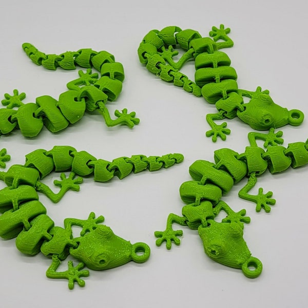 Lizard Keychain - Etsy