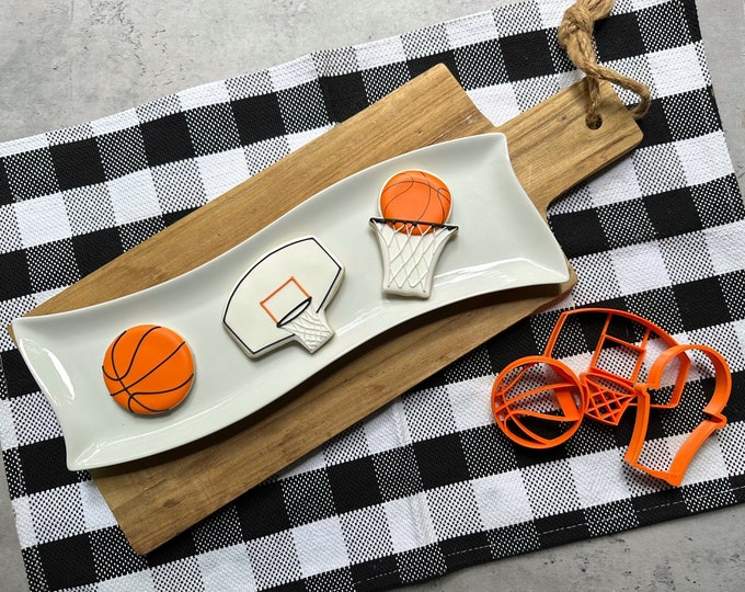 Basketball Cookie Cutter. Basketball Hoop Cookie Cutter. Sports Cookie ...