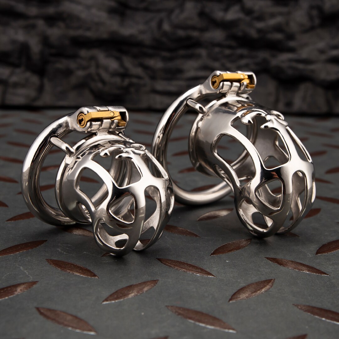 REIFEN Neue Edelstahl Penis Lock Cock Cage Männlich Edelstahl - Etsy.de