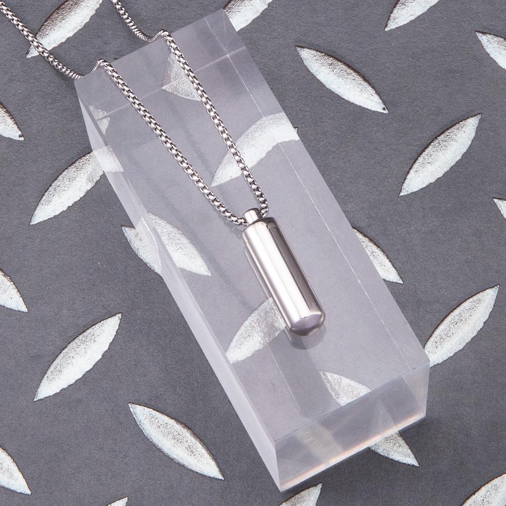 Custom Text Secret Key Necklace: Stainless Steel BDSM Cylinder Lock - Etsy