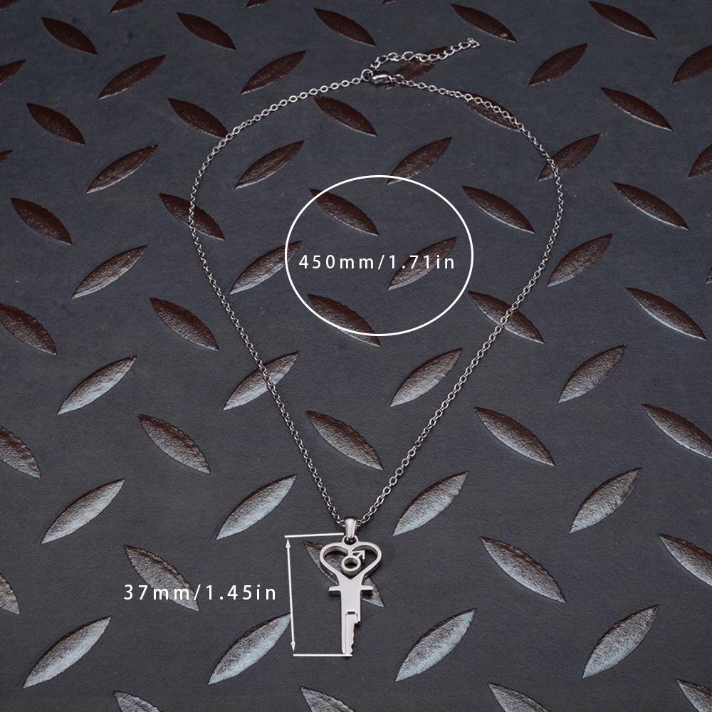 Femdom Key Necklace: Gender Symbol Keyholder - Adult Gift - Etsy