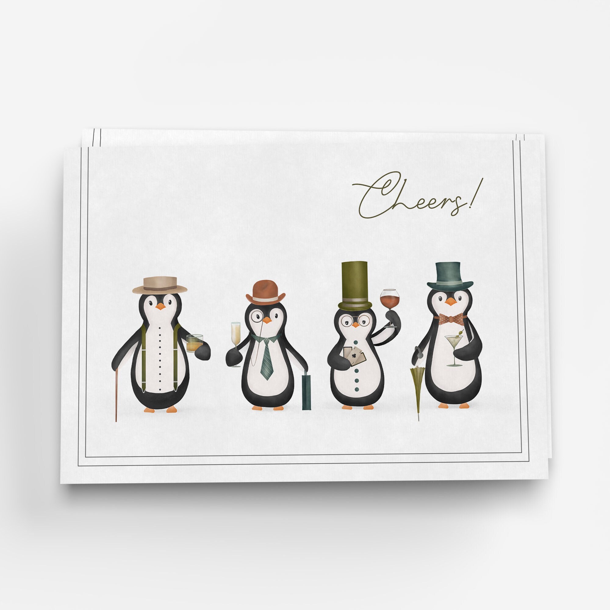 Funny Animal Greeting Card Printable - Etsy