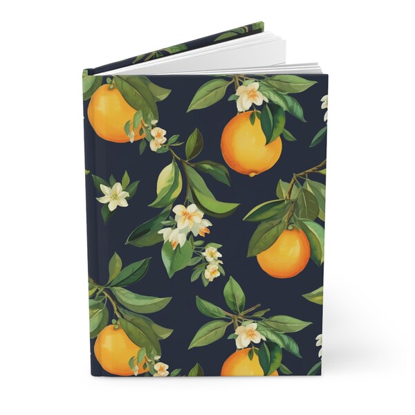 Orange Journal - Etsy