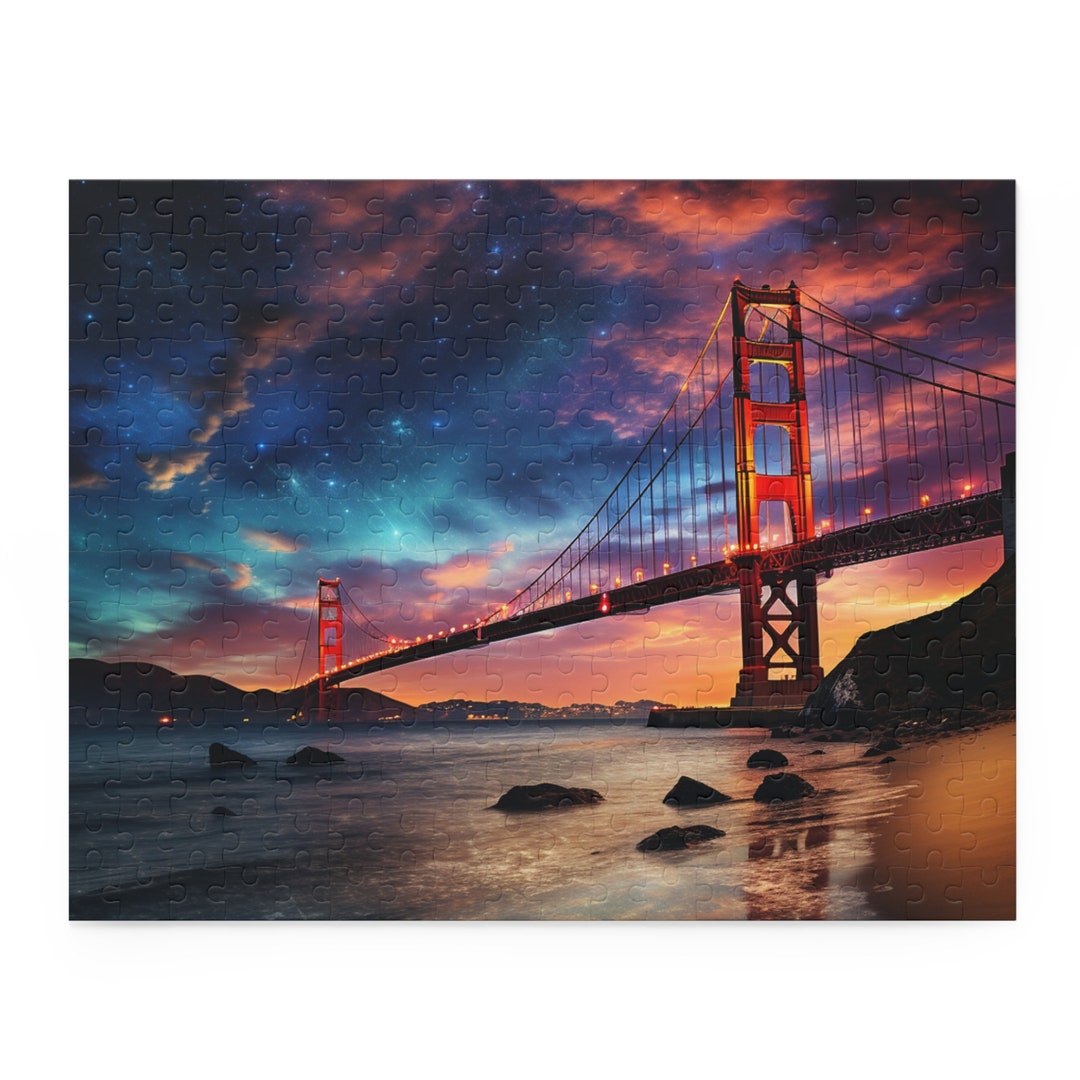 Golden Gate Bridge Puzzle - Etsy
