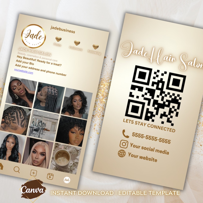 Influencer Business Cards - Etsy