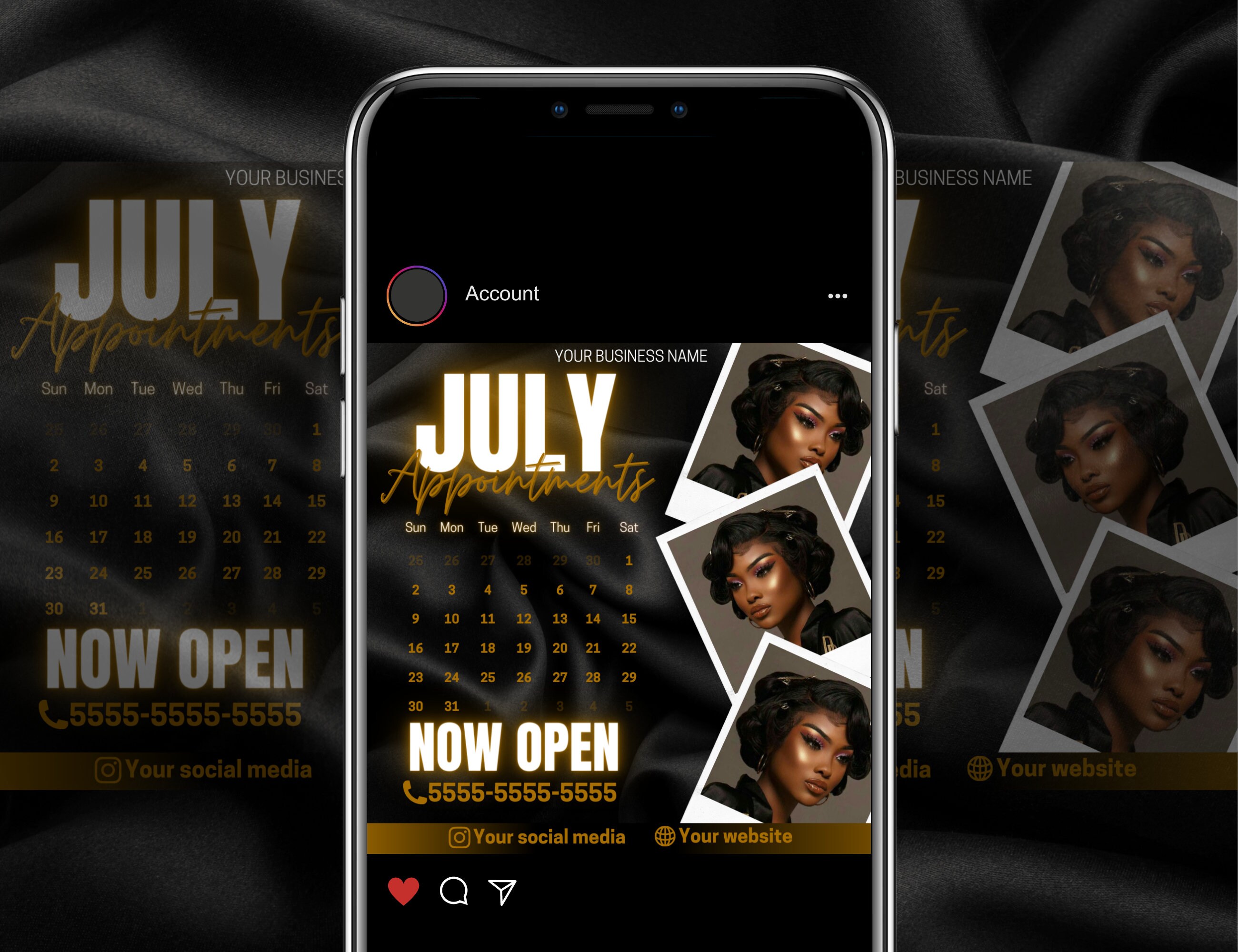 July Bookings Open Now Flyer DIY Summer Book Now Appointments - Etsy