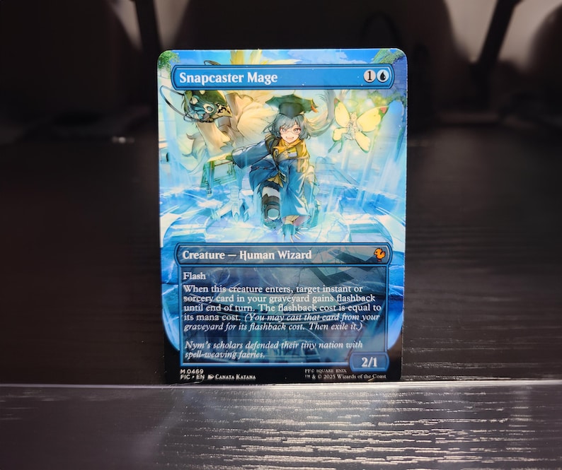 FF X MTG Card - Snapcaster Mage - Chocobo Bundle Fantasy Game TCG Proxy ...