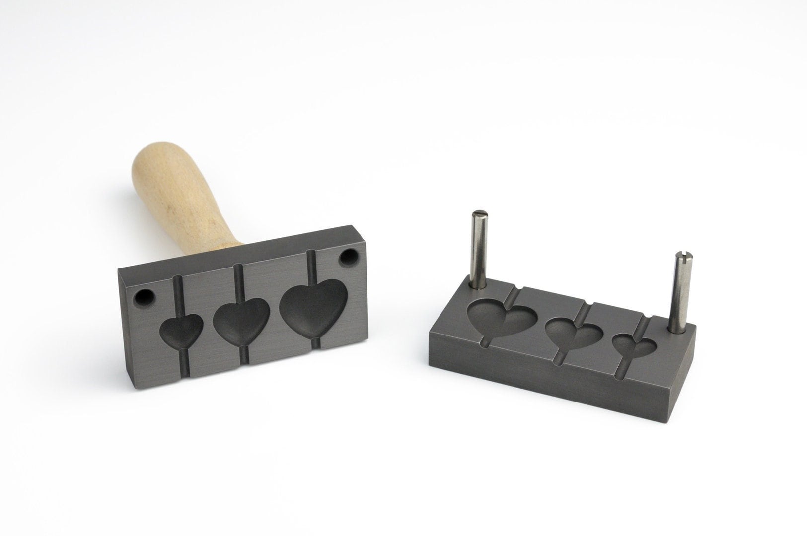 Bead Press With Three 3D Hearts, Vertical Mandrel Guide - Etsy