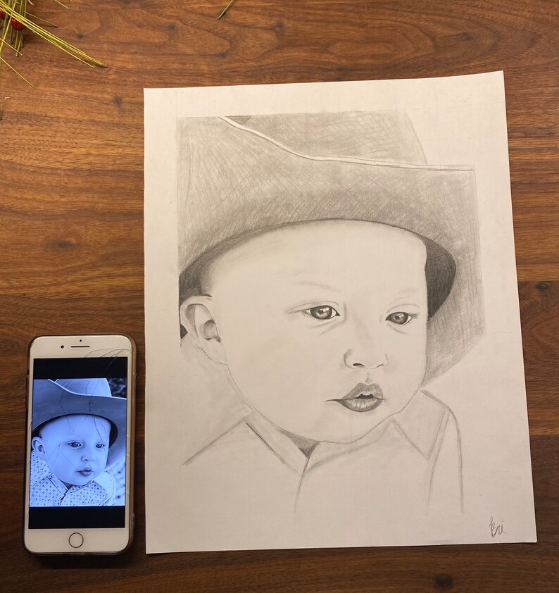 Custom Hand Drawn Portraits - Etsy