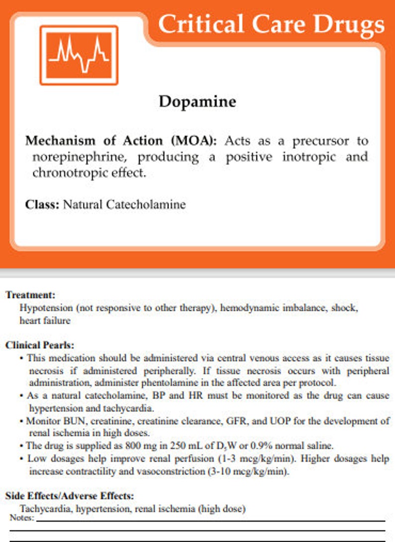 Pharmacology Jot Cards - Etsy