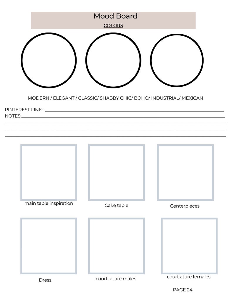 Quinceanera Planner Budget and Full Guide With Worksheets - Etsy