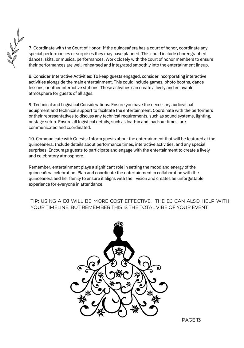 Quinceanera Planner Budget and Full Guide With Worksheets - Etsy