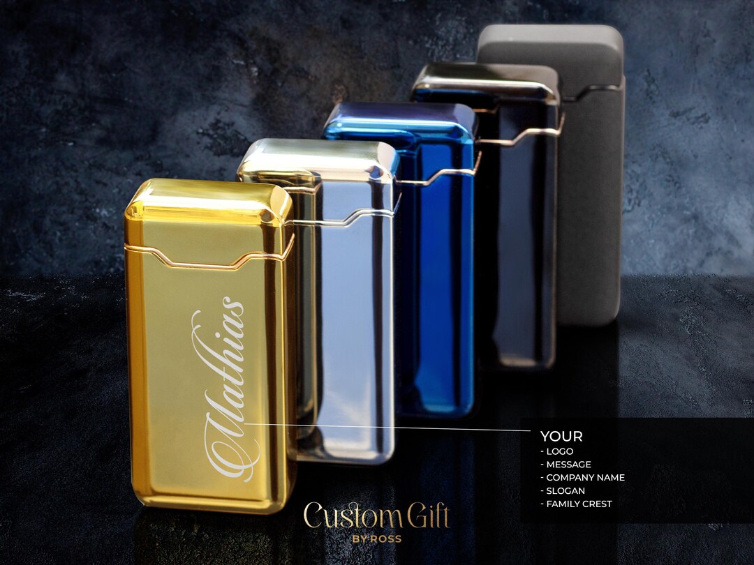 Windproof Personalized Lighters - Engraved Electric Rechargeable USB ...