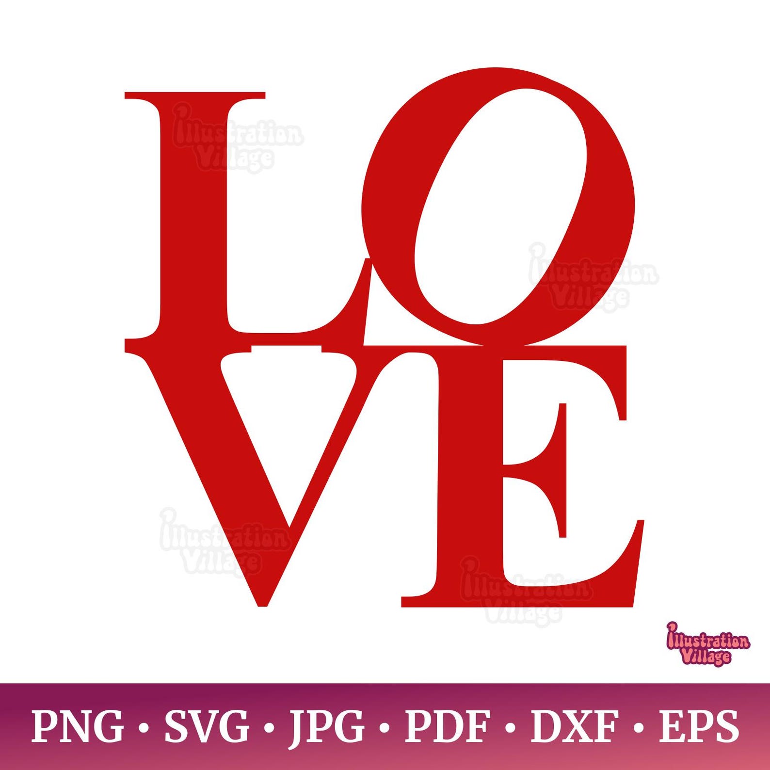 Philadelphia Love Park Sign | Instant Download SVG, EPS, PDF, Png, Jpg ...