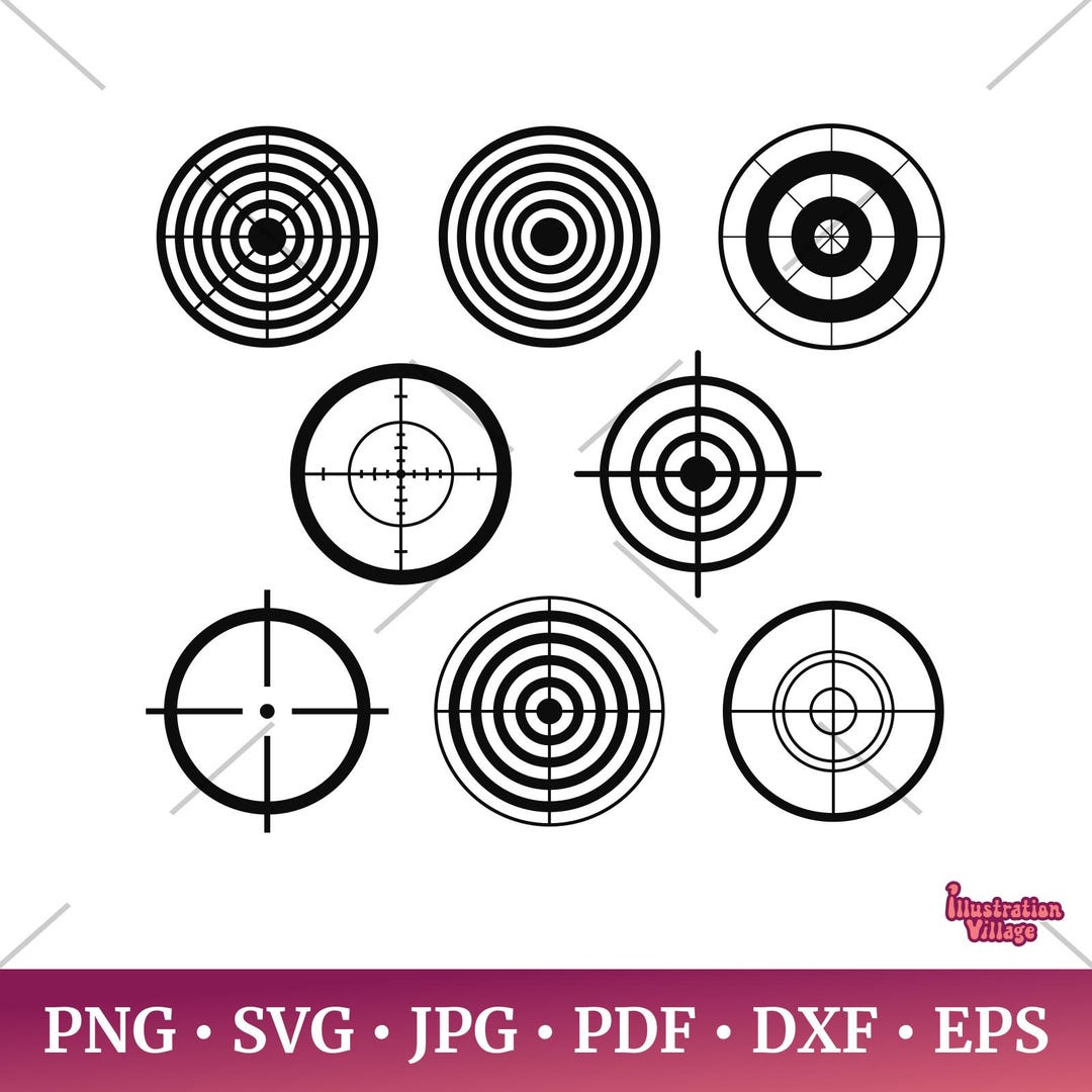 Archery Targets: 8 Practice Designs (digital Download) - Etsy