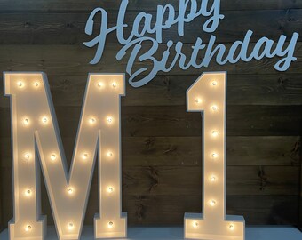 Flat Marquee Letters, Flat Marquee Numbers, Marquee, Letters and Lights ...