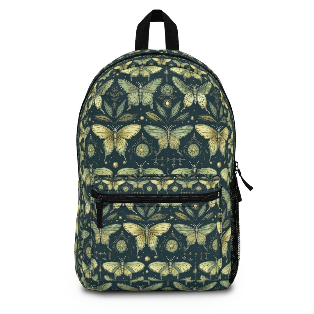 Luna Moth Backpack Nature Inspired Design Lightweight and Waterproof ...