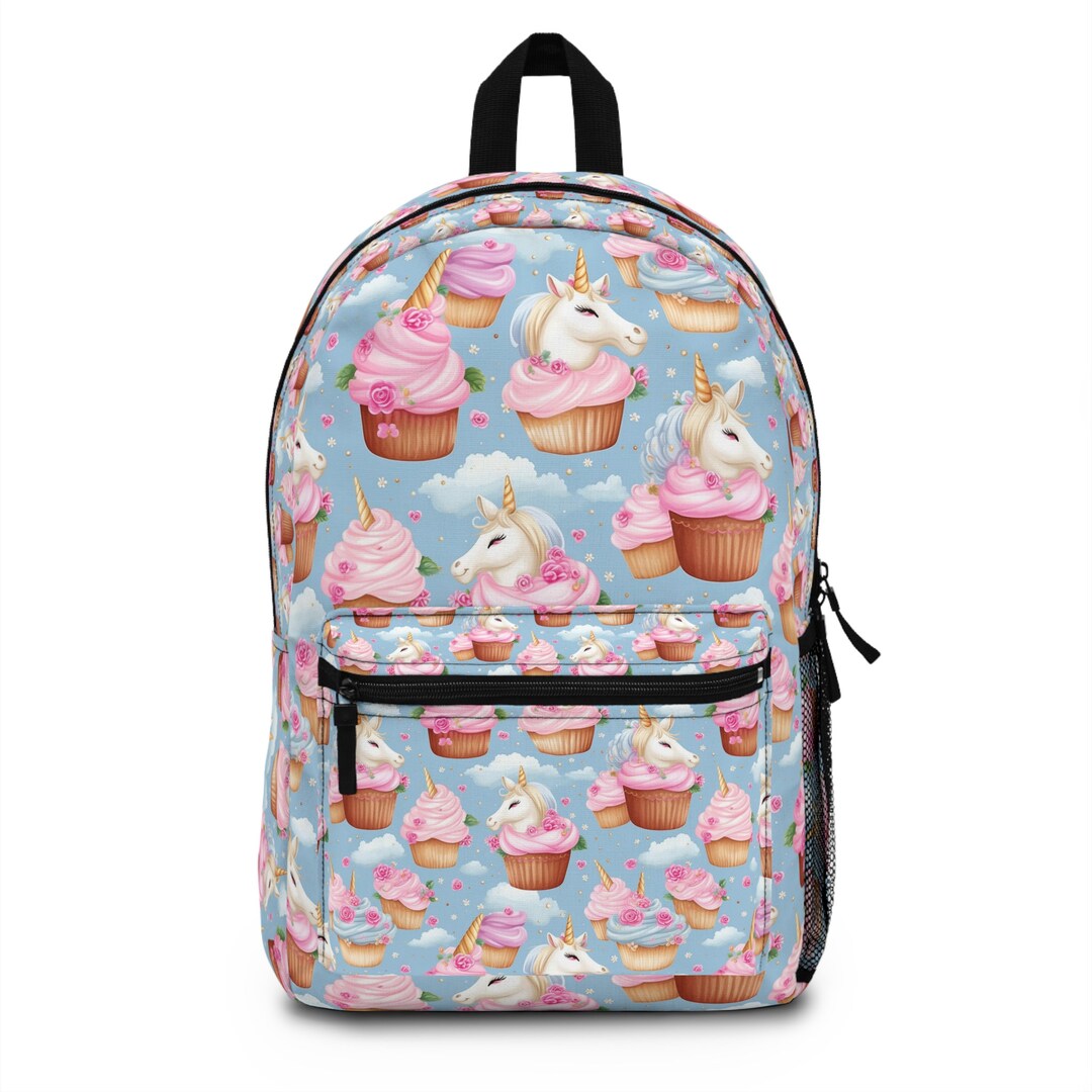 Kawaii Unicorn Cupcakes Backpack Adorable and Whimsical - Etsy