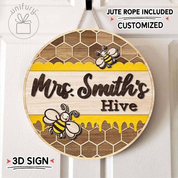 Bee Door Sign - Etsy