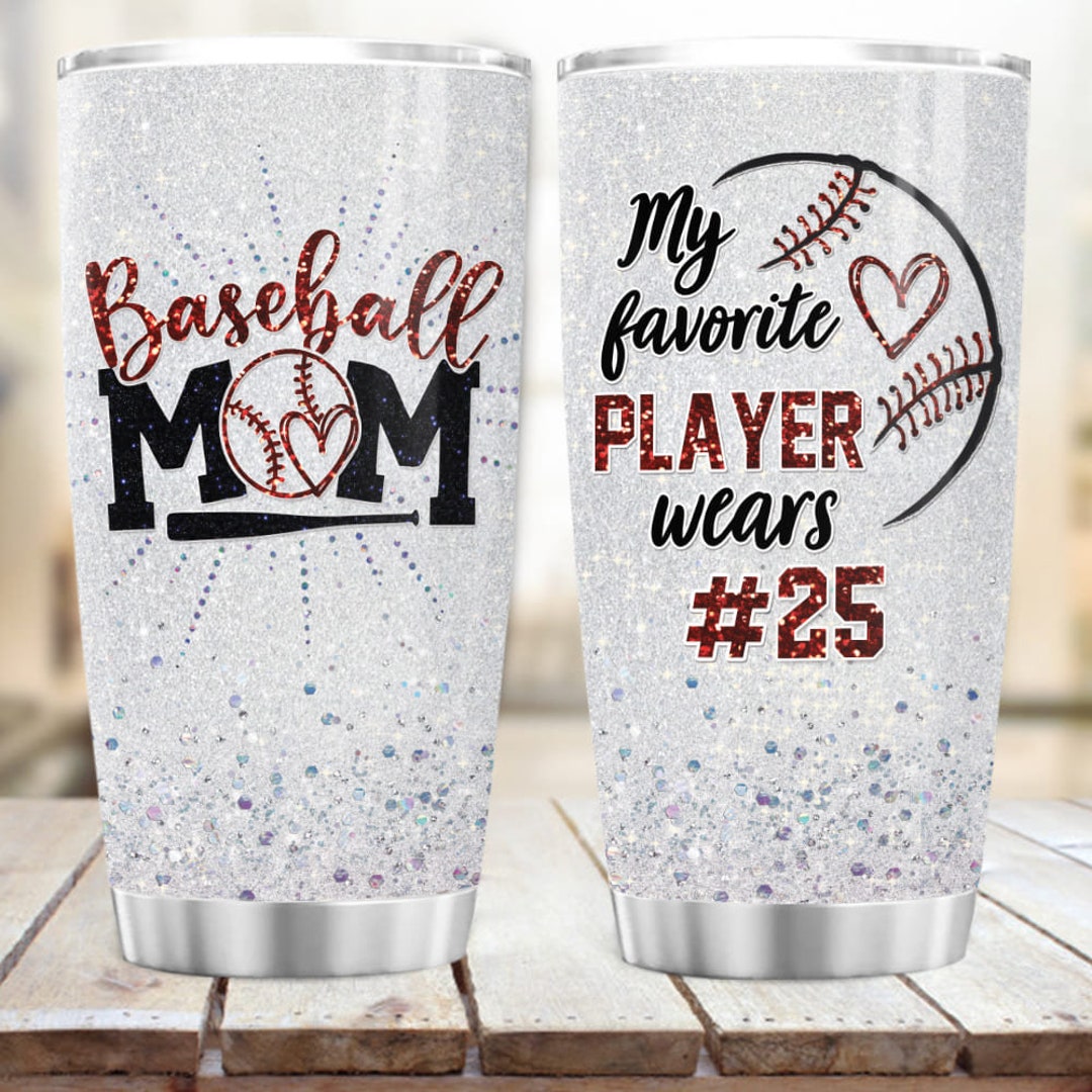 Personalized Baseball Mom Tumbler Gift for Mothers Day, Baseball Mom ...