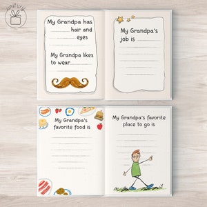 Personalized Book Gift for Grandpa, Father's Day Gifts Birthday Grandpa ...
