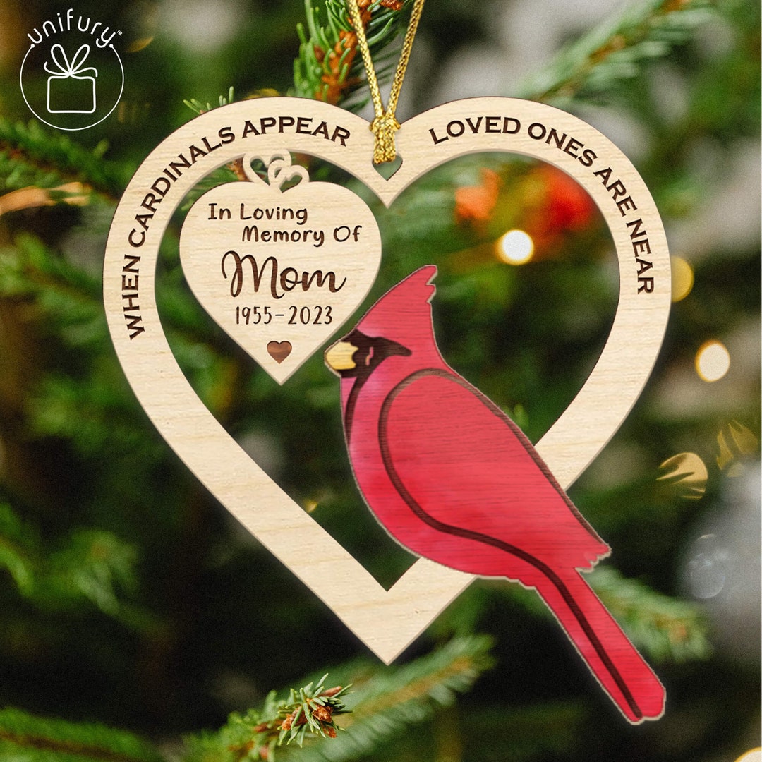 Custom Memorial Ornament, in Loving Memory Christmas Ornament ...