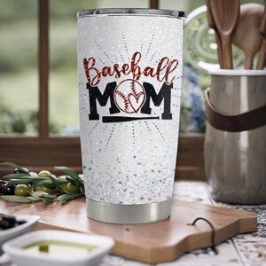 Personalized Baseball Mom Tumbler Gift for Mothers Day, Baseball Mom ...