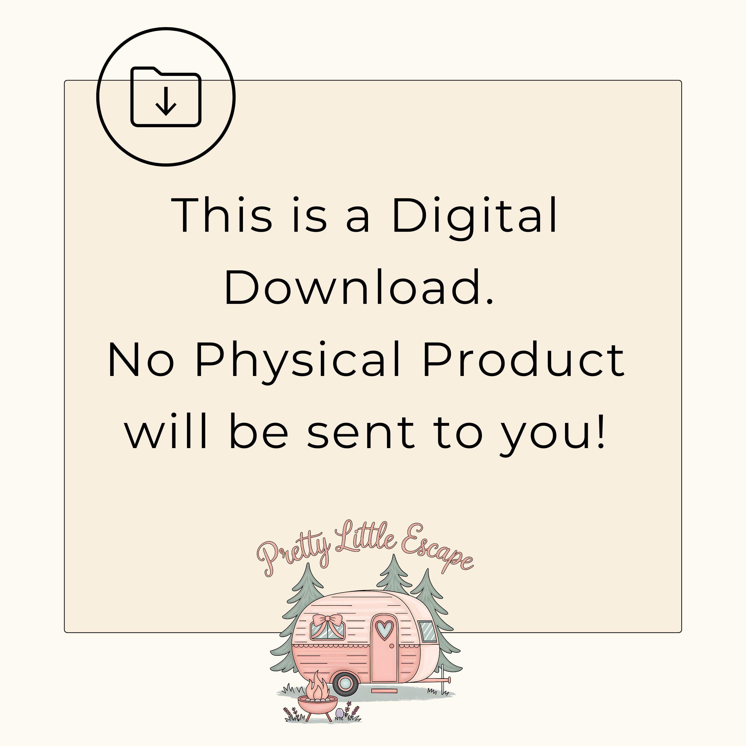 Cute Retro Camper PNG Camping Clipart Outdoor Adventure Design Nature ...