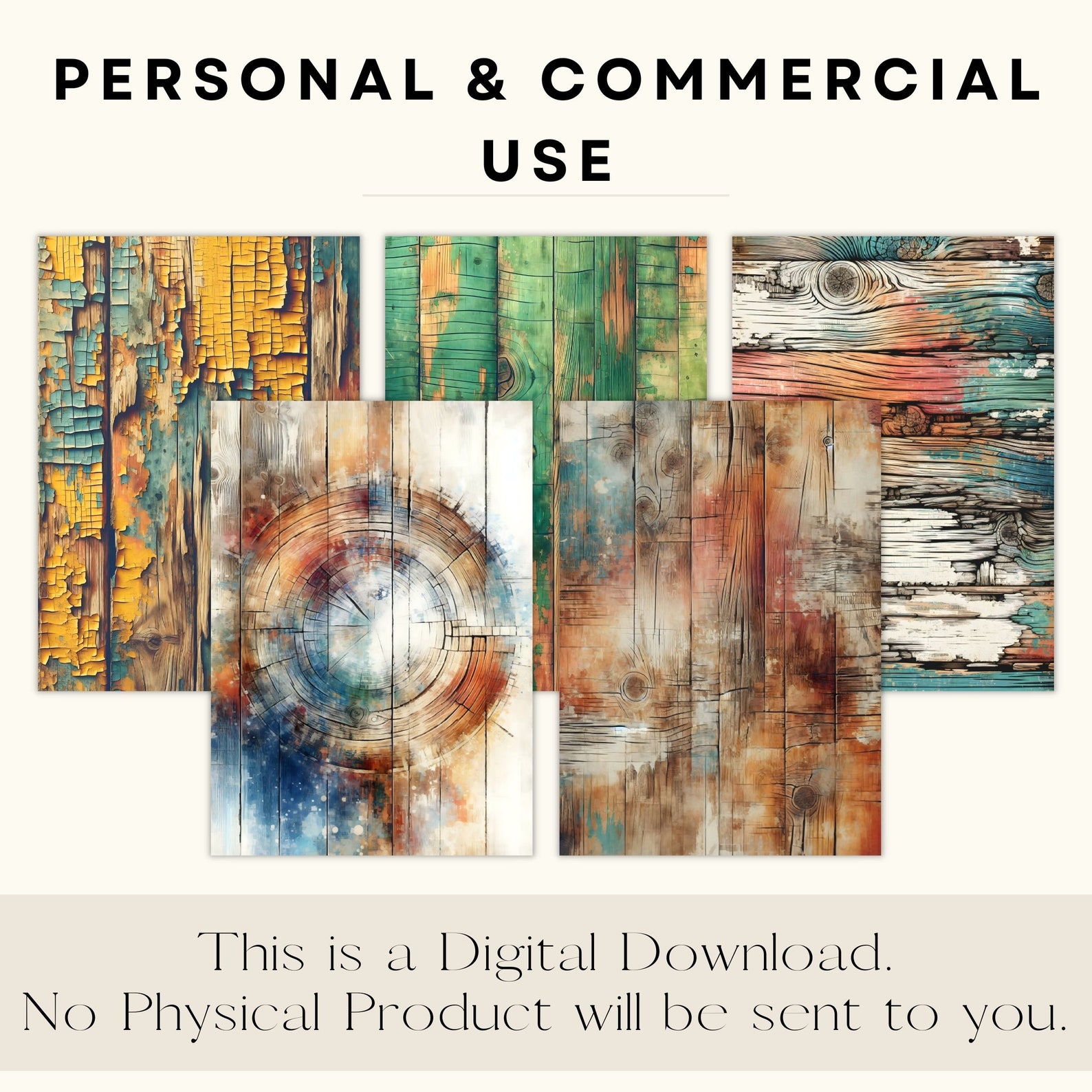 Distressed Wood Digital Junkjournal Papers Rustic Wood Background Wood ...