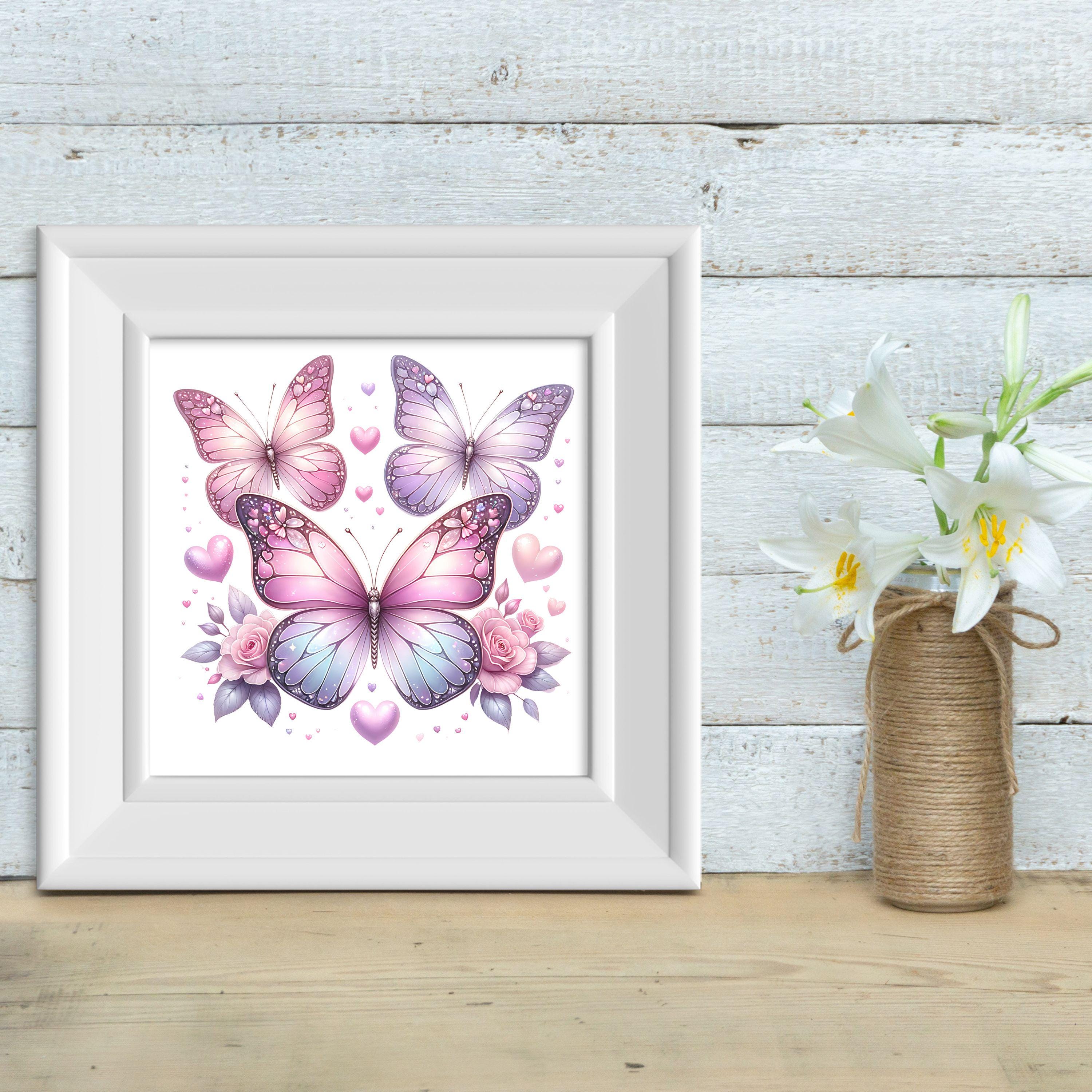 Butterflies Watercolor Clipart Bundle Butterfly Clipart JPG Images ...