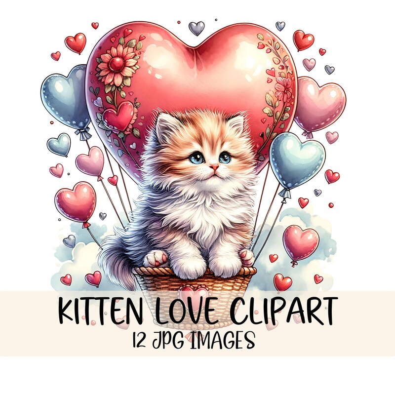 Kitten Clipart - Etsy