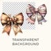 Vintage Bow PNG Watercolor Coquette Bows PNG Clipart Bundle Rustic ...
