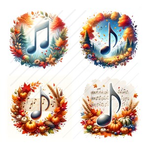 Musical Clipart Bundle Music Notes Clipart Treble Clef Clipart JPG ...