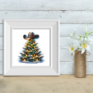 Western Christmas Clipart Bundle Cowboy Boots JPG Images Rustic Holiday ...
