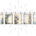 Blue Floral Watercolor Scrapbook Paper Digital Junk Journal Vintage ...