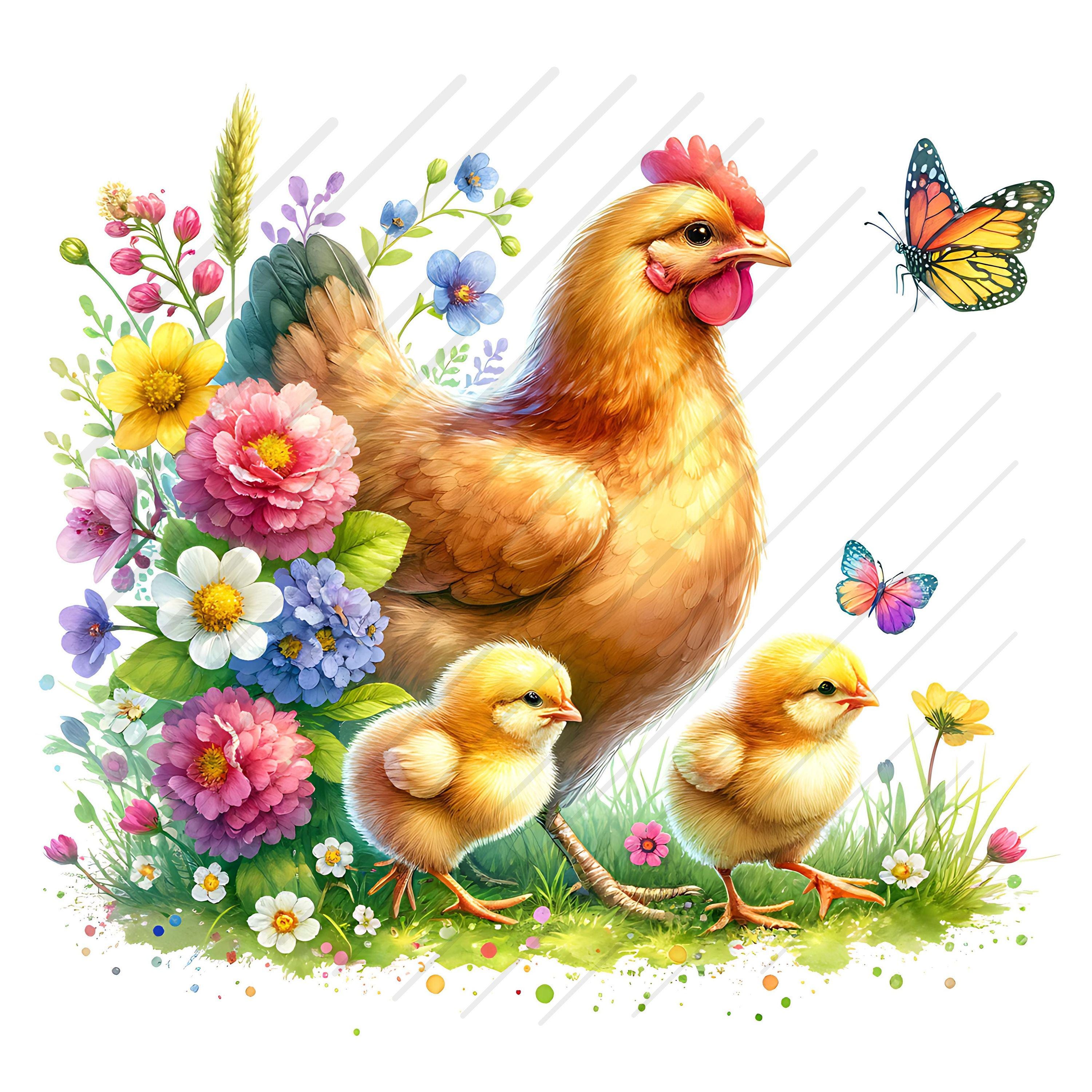 Baby Farm Animals Clipart Bundle JPG Images Cute Spring Animal Clipart ...