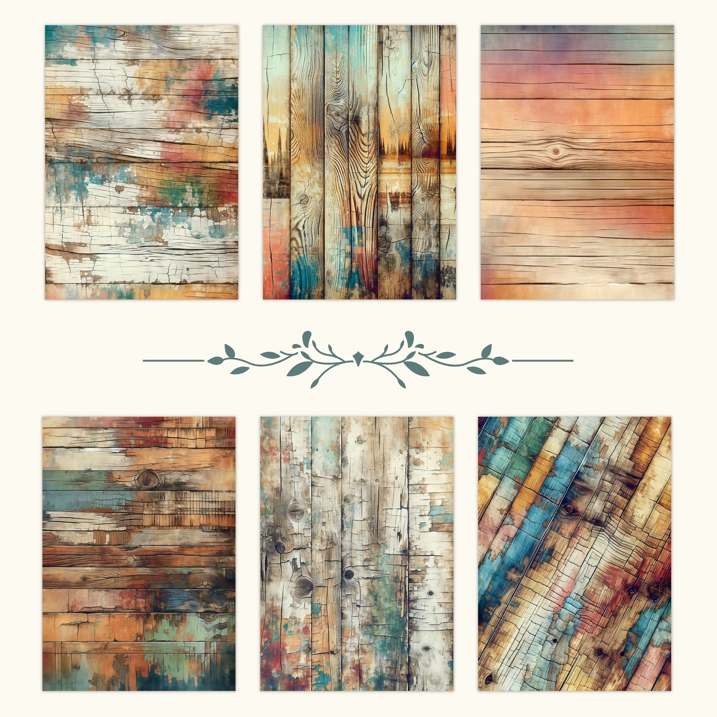 Distressed Wood Digital Junkjournal Papers Rustic Wood Background Wood ...