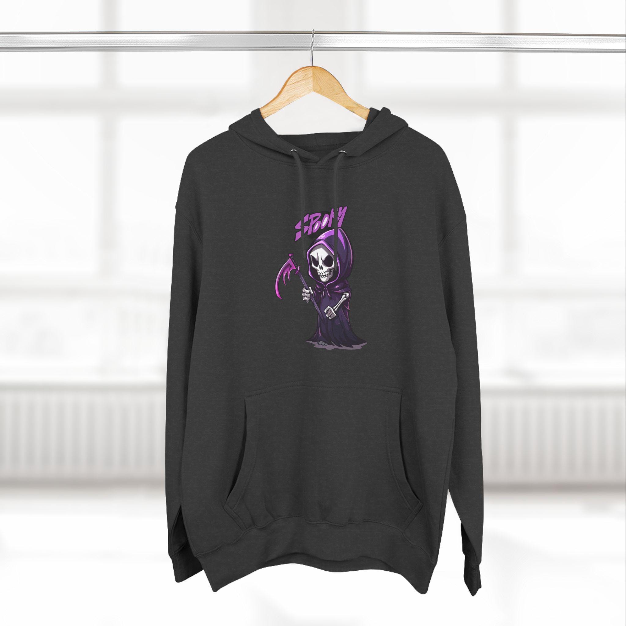 Cute Reaper Graphic Hooded Sweatshirt - Streetwear Hoodie | Shop Now ...