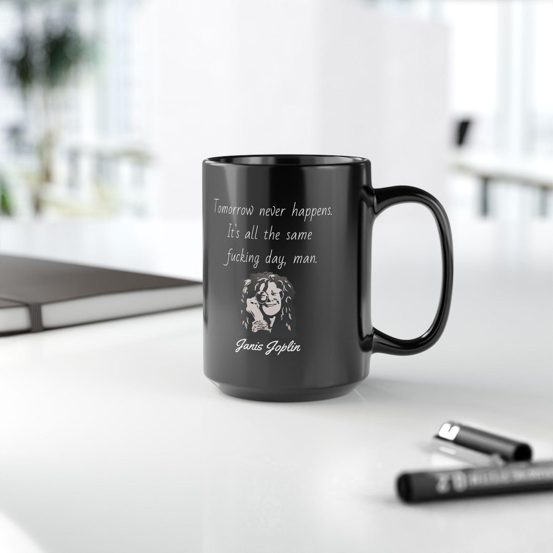 Janis Joplin Coffee Mug 15oz: Custom Ceramic Tea Cup - Etsy