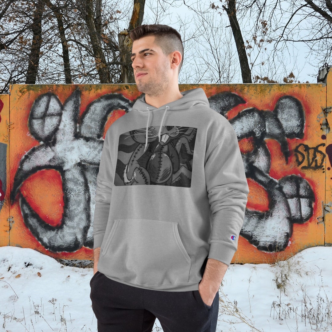 Champion Unisex Hoodie: Graffiti-inspired Graphic Sweatshirt - Etsy