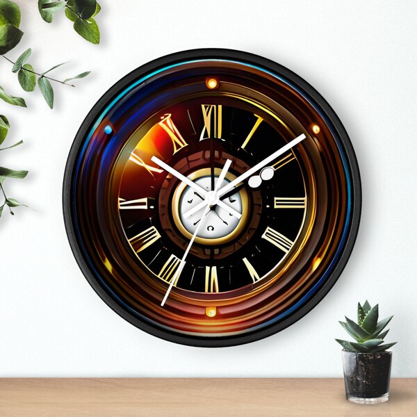 Silent Analog Wall Clock - Etsy