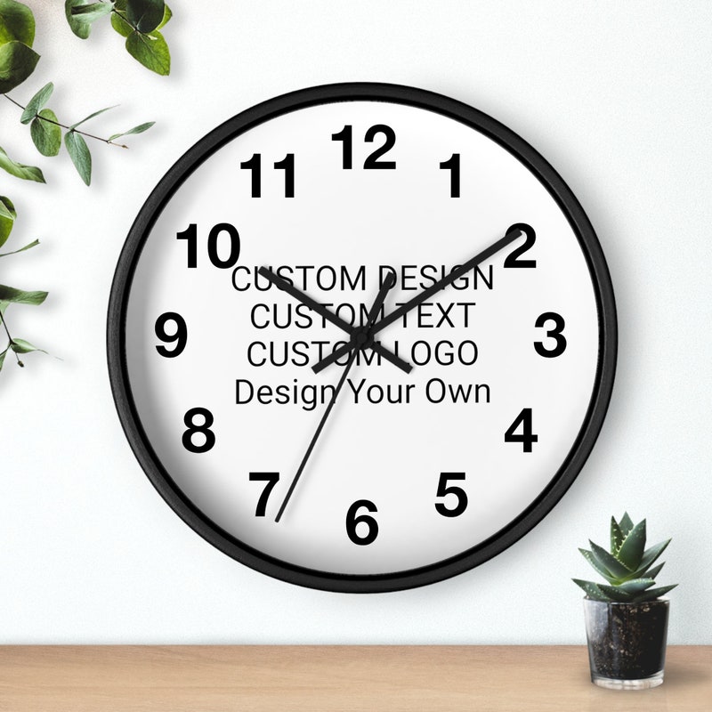 Custom Clock Face - Etsy UK