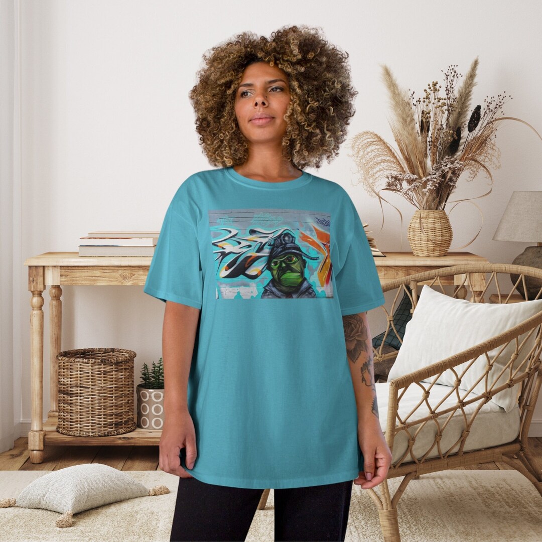 Champion Unisex T-shirt, Graffiti T-shirt Urban Street Art Cotton Crew ...