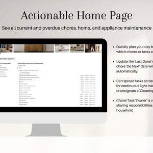 Notion Template, Ultimate Cleaning Schedule, Track All Home Management Tasks in One Place Easy ...