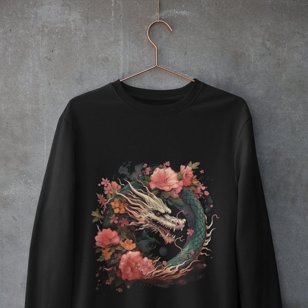 Chinese Dragon Sweater - Etsy