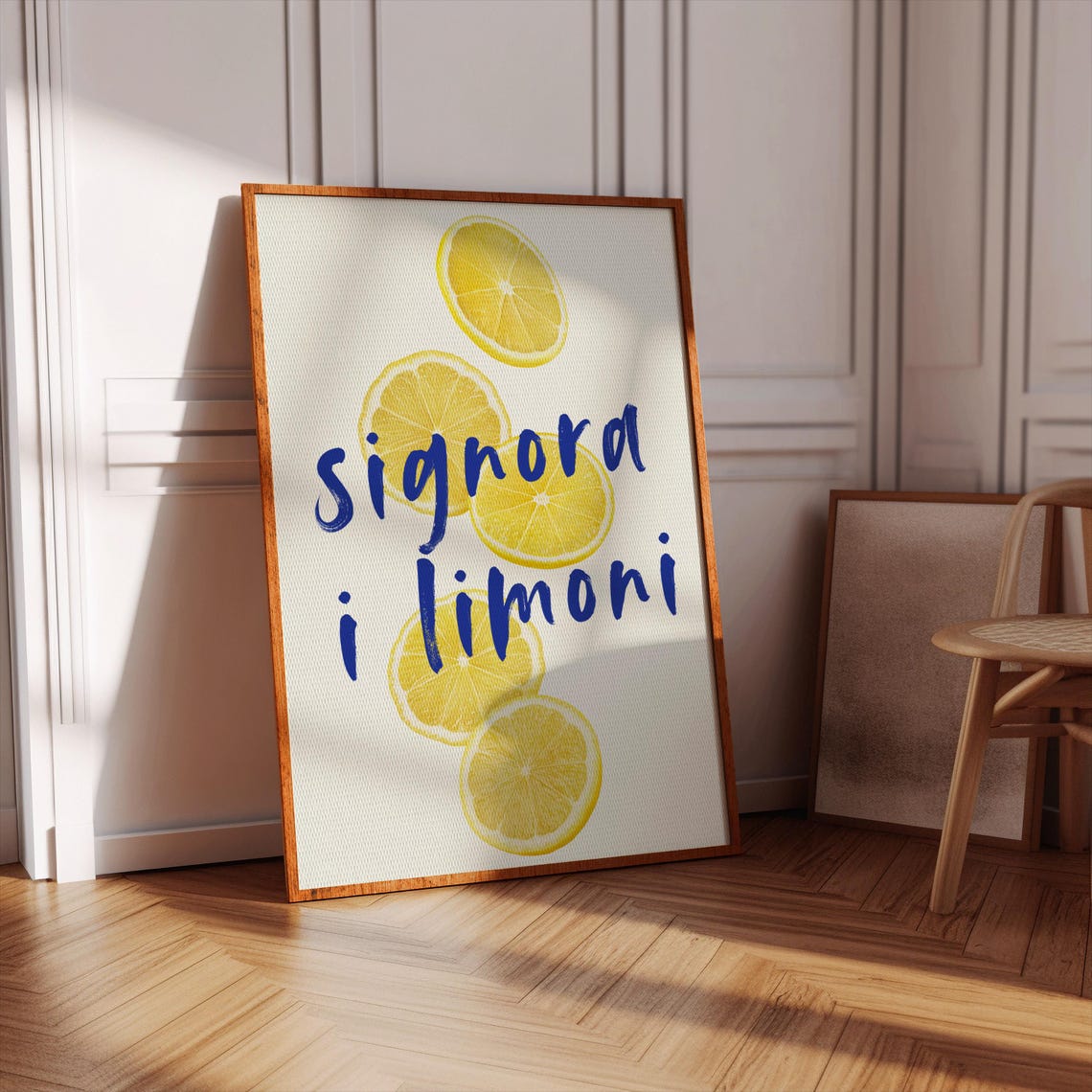 Signora I Limoni Poster Set | Funny Italian Meme Wall Art | Vibrant ...